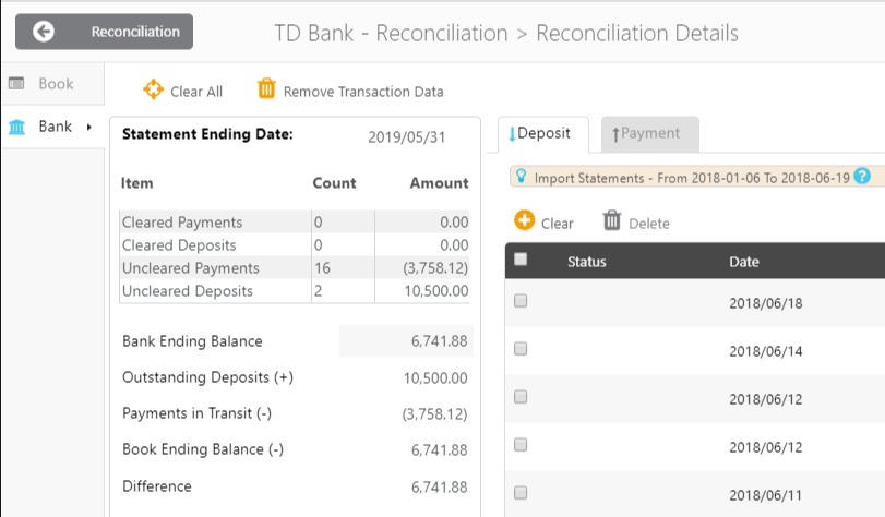 Reconcile Your Bank Account – CosmoLex Support