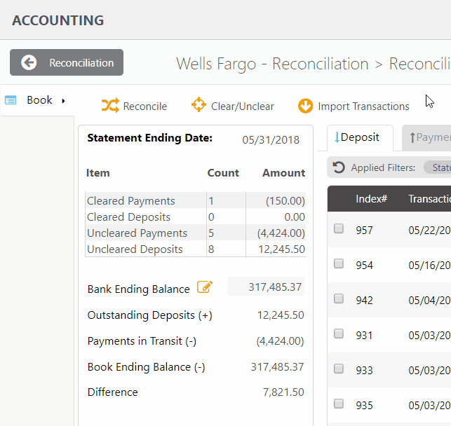 Reconcile Your Bank Account – CosmoLex Support