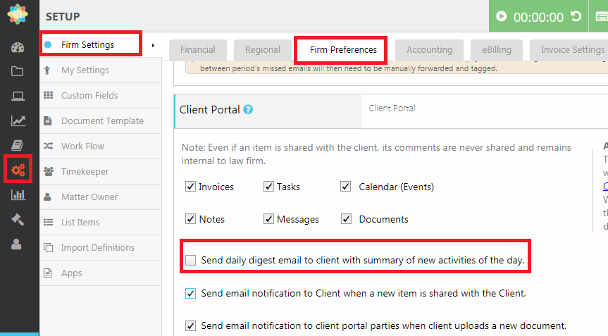 Client Daily Digest Email – CosmoLex Support
