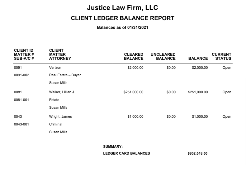 Three Way Reconciliation Report - CosmoLex Support