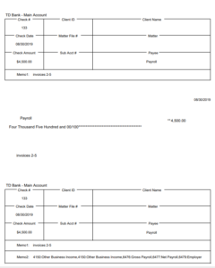 Check Style Formats - CosmoLex Support