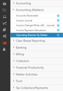 Operating Retainer by Matter - CosmoLex Support