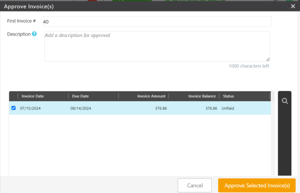 Create and Approve Pre-Bill - CosmoLex Support